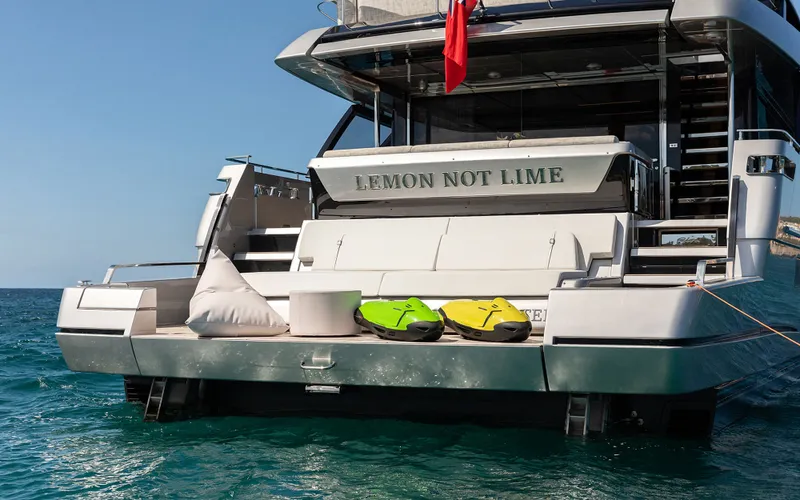 LEMON NOT LIME yacht for charter (Riva, 30m, 2024)